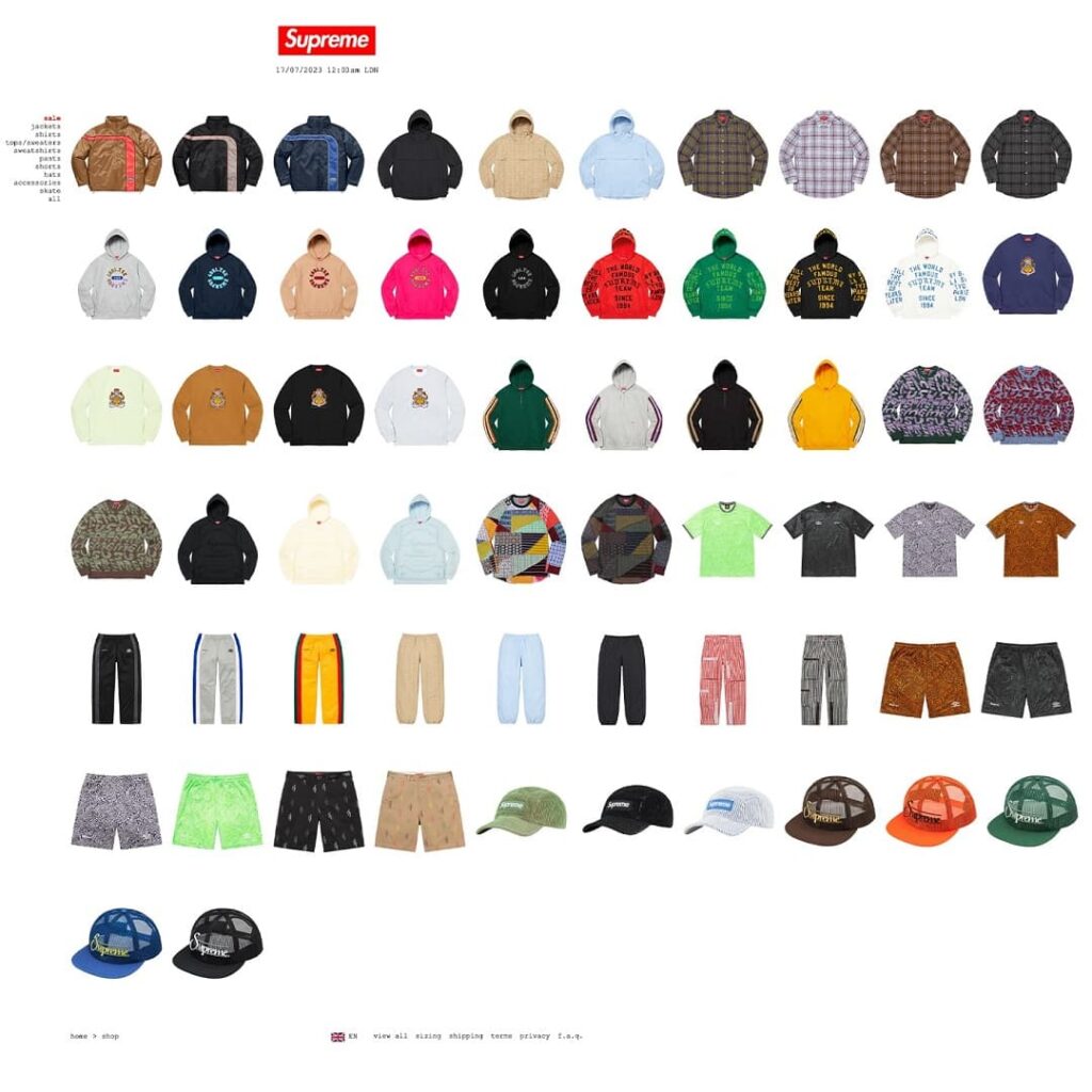 Supreme ’23S/S セール【SALE】 | Supreme Plus