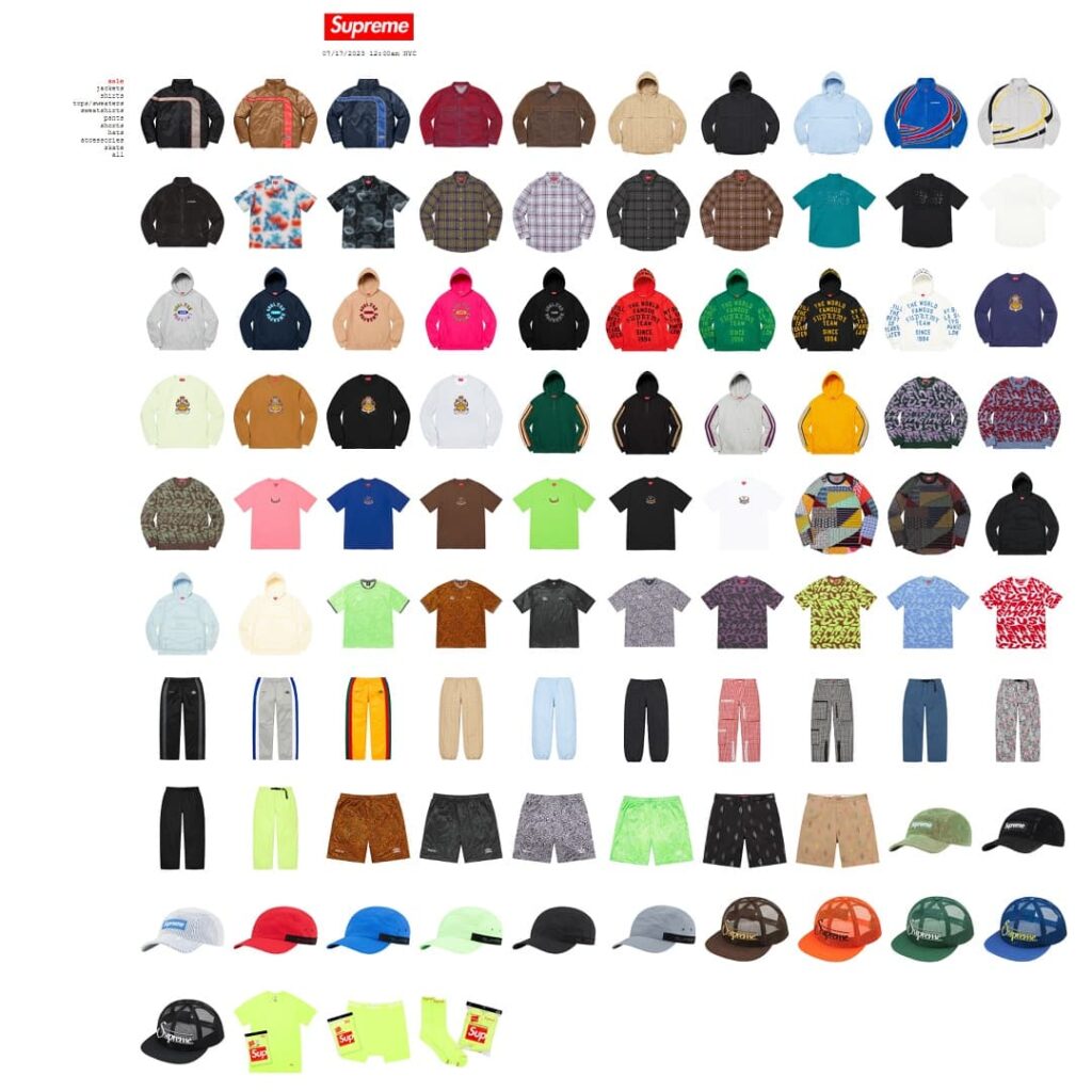 Supreme ’23S/S セール【SALE】 | Supreme Plus